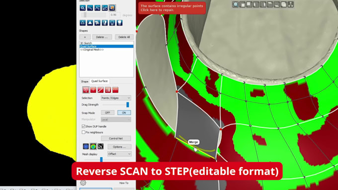Reverse engineer your 3d scan stl into an editable cad model by ...