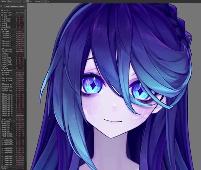 3d vtuber live2d streamer character modeling rigging roblox avatar ...