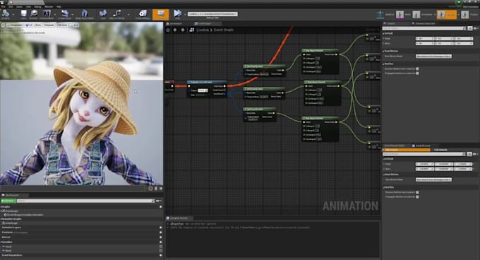 Unreal facial rig,uasset file,3d character rigging,retarget animate,daz ...