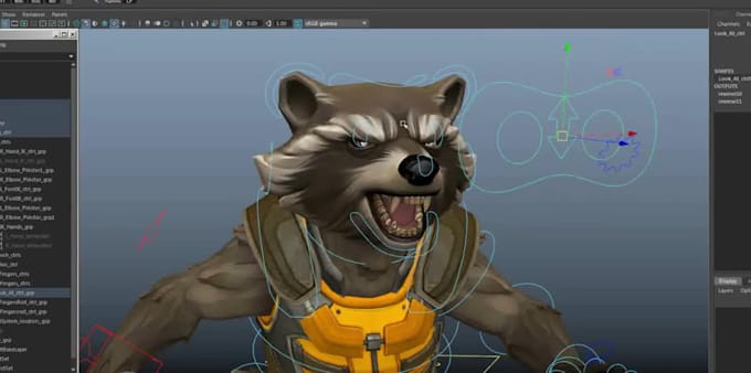 Blender 3d character rigging,face tracking,biped rig,ik fk rig,rokoko ...