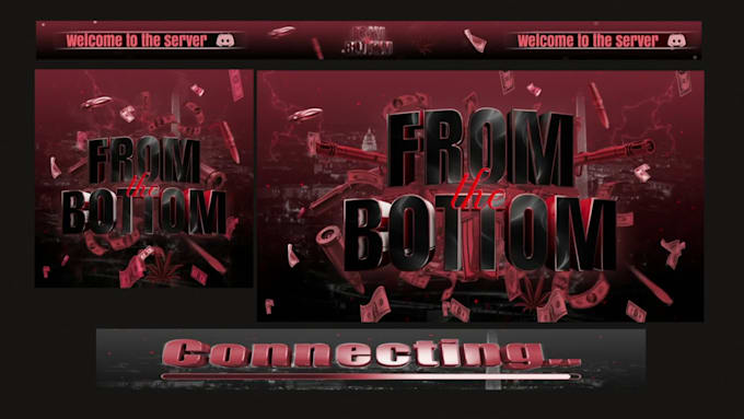 Do animated rp logo, banner for discord or fivem server, loading screen ...