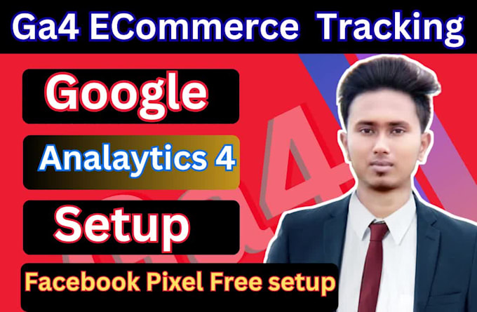Fix or setup google analytics 4 ga4 ecommerce tracking in your shopify website by Zakir_marketer ...