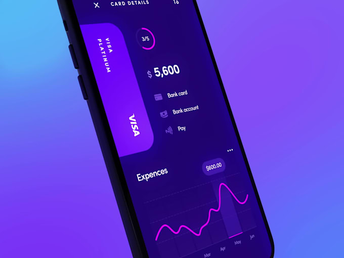 Build virtual banking app, fintech app, wallet app, ewallet app bill ...