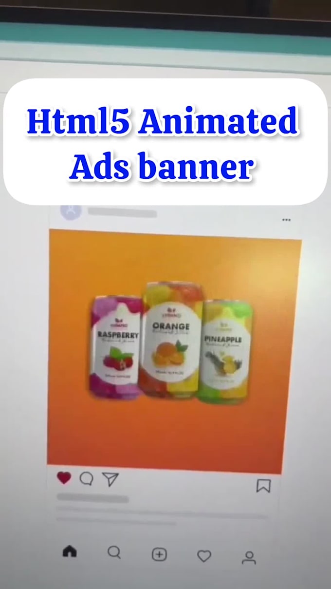 Design animated html5 ads banner for website and google display by ...