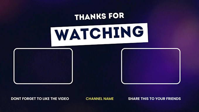 Create best youtube intro and outro by Shalie786 | Fiverr