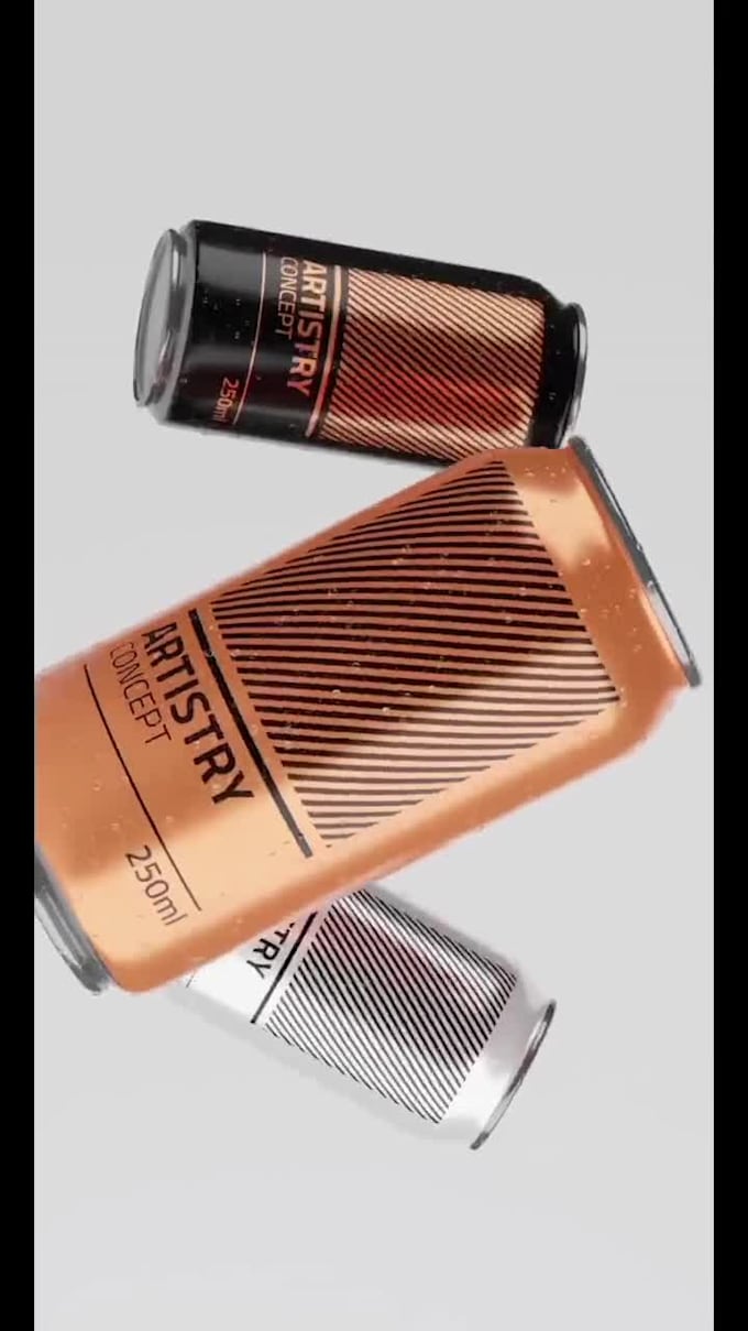 3d soda can animation 3d bottle animation 3d soda can design water ...