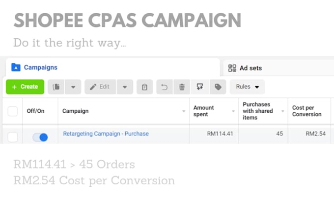 Setup shopee cpas campaign by Cs_teach | Fiverr