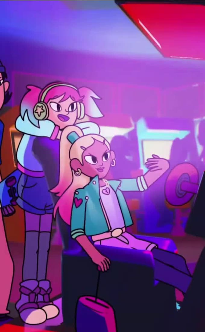 Create realistic 2d cartoon music video, 2d music video, 2d cartoon ...