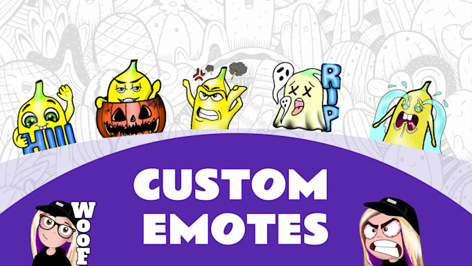 Create custom twitch, kick, youtube and discord emotes by Anddt3 | Fiverr