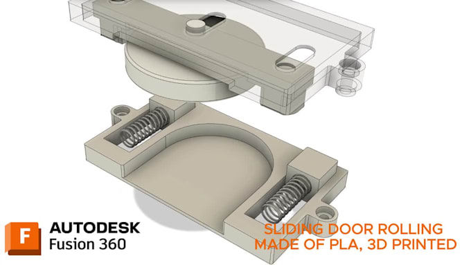 Create mechanical 3d models and animations using fusion 360 by ...