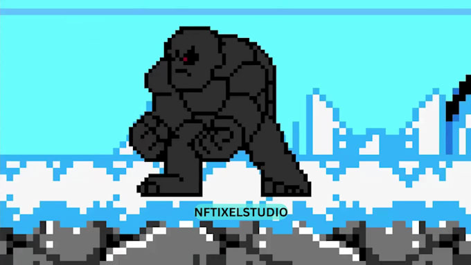 Create custom retro pixel art animation, pixel art tileset, sprite sheet by Nftixelstudio | Fiverr