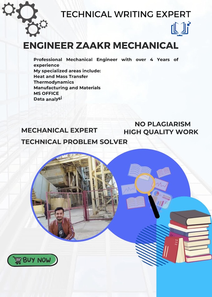 Research and write technical mechanical engineering reports and presentations by Engnr_zak | Fiverr
