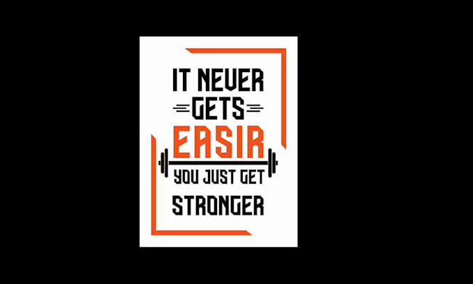 Design printable typography poster, motivational posters by Jamshed ...