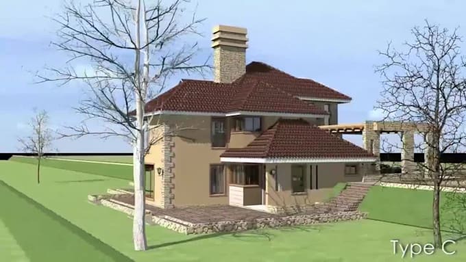 Design, draft, model, and detail a residential house by Arch_designguru ...