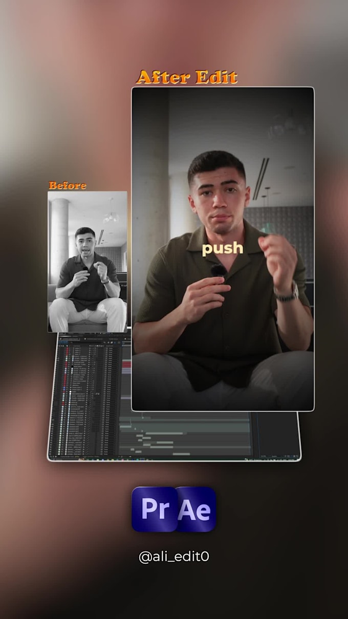 Edit catchy short form videos with custom captions by Ali_edit0 | Fiverr