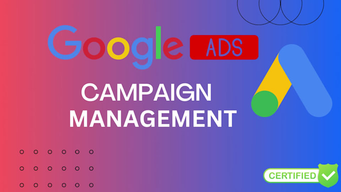 Manage your google ads ppc campaign by Tanzeelhass24 | Fiverr