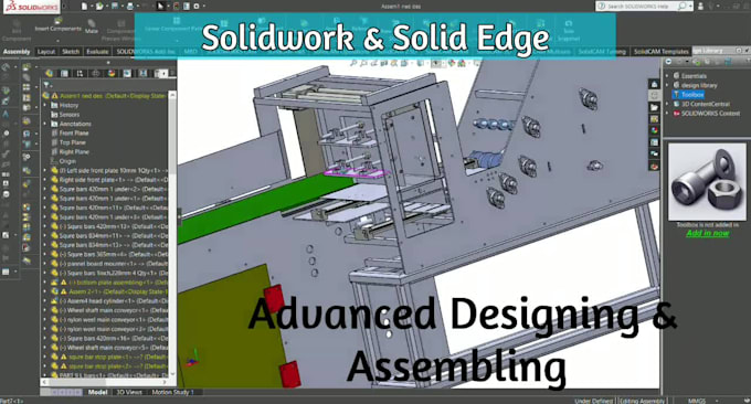 Design 3d models with a solid edge and solidwork by Professor728 | Fiverr