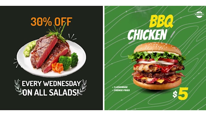 Do restaurant marketing, food promo or food video editing, food poster ...