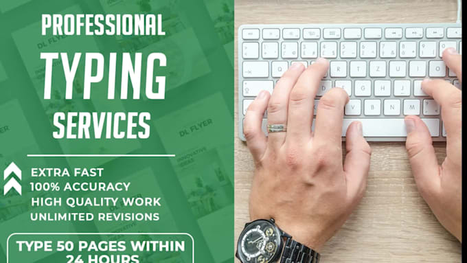 Do professional typing work of 50 pages within 24 hours, fast typist by ...