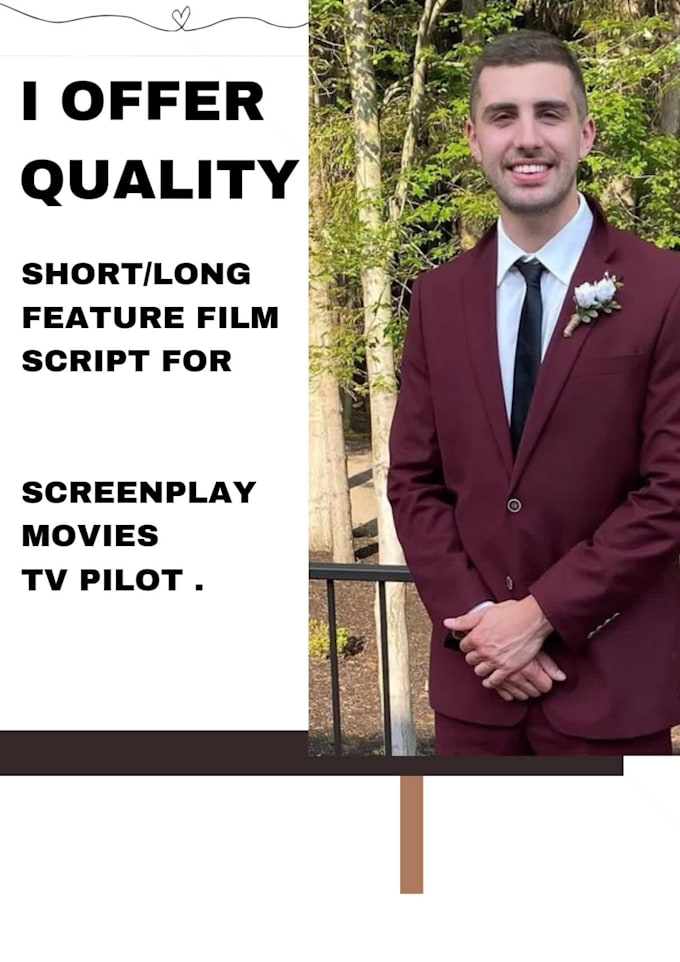 Ghostwrite Your Script Movie Screenplay Tv Pilot Or Scriptwriter By Hopi Jacy Fiverr