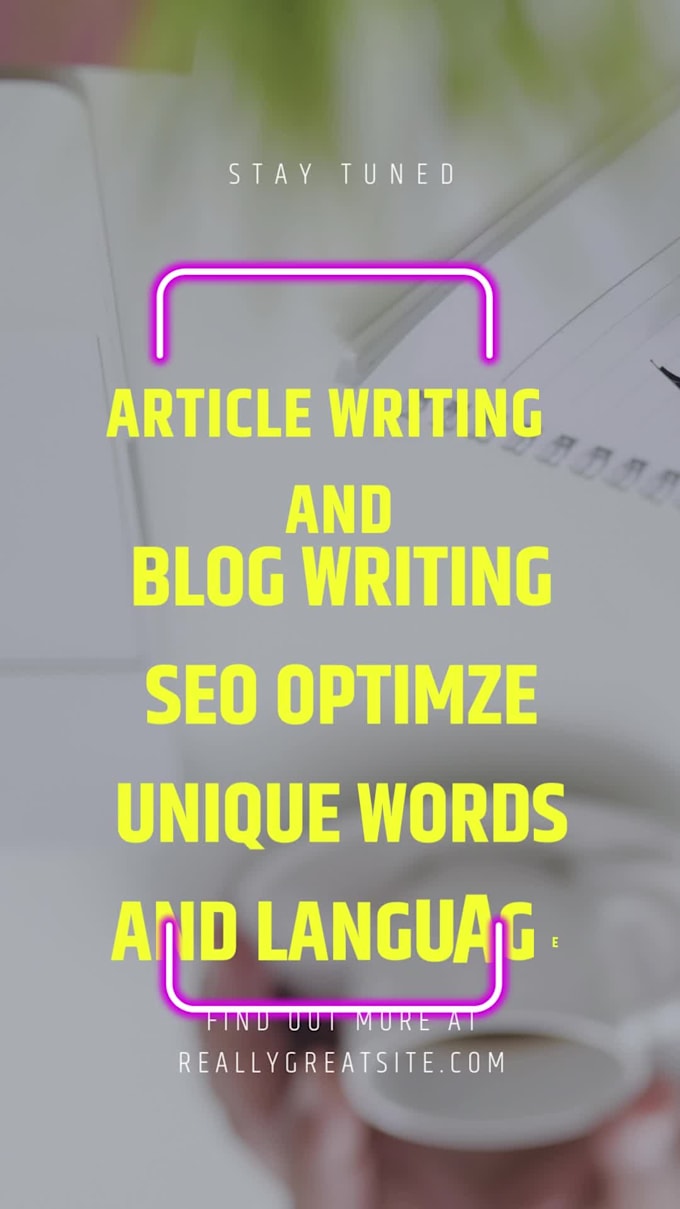 Write unique article and blog writing seo optimze by Sarj_55kour | Fiverr