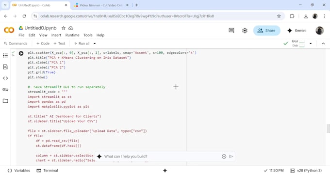 Do google collab artificial intelligence python projects by Muneer_hussain7 | Fiverr