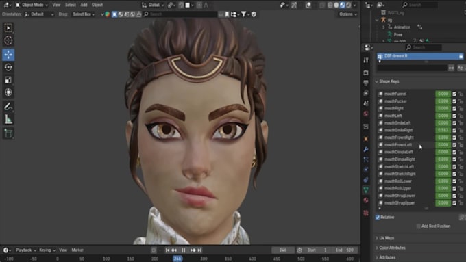 Rig 3d character in blender by M_khalid3d | Fiverr
