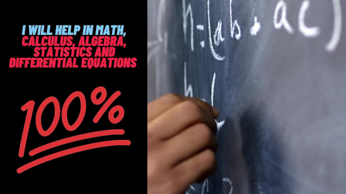 Be your professional mathematics tutor by Collagemaths | Fiverr