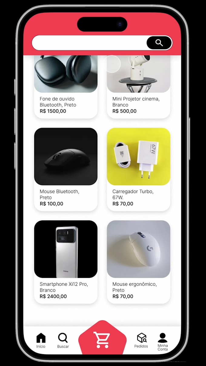 Design 1 professional mobile app screen by Claumypaz | Fiverr