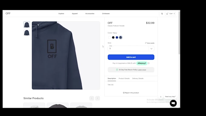 Make you a remarkable website of your choice in teespring by Ianmies ...