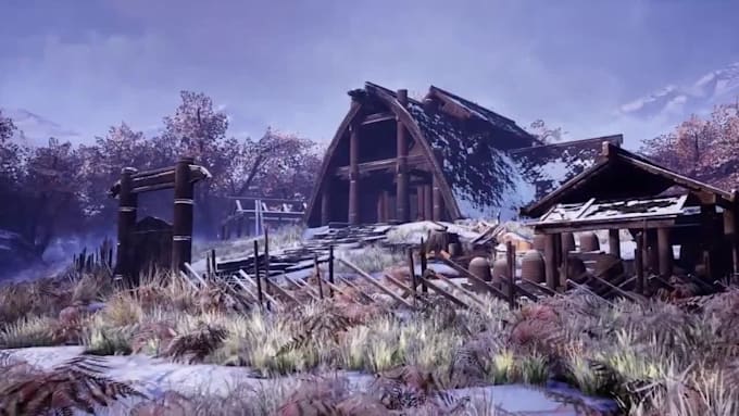 Unreal engine 5 height map landscape,open world map,3d fantasy game ...