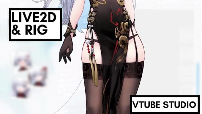 Free draw twitch vtuber model, live 2d vtuber commission,live2d vtuber rigging by Callmetcrown ...