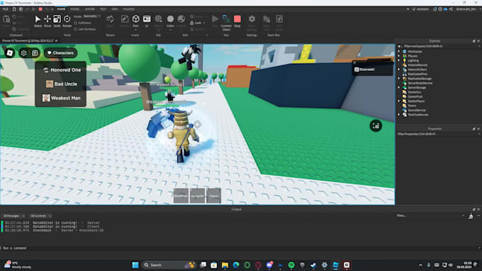 Do roblox scripts, animations, basic models for you by Pruzah | Fiverr