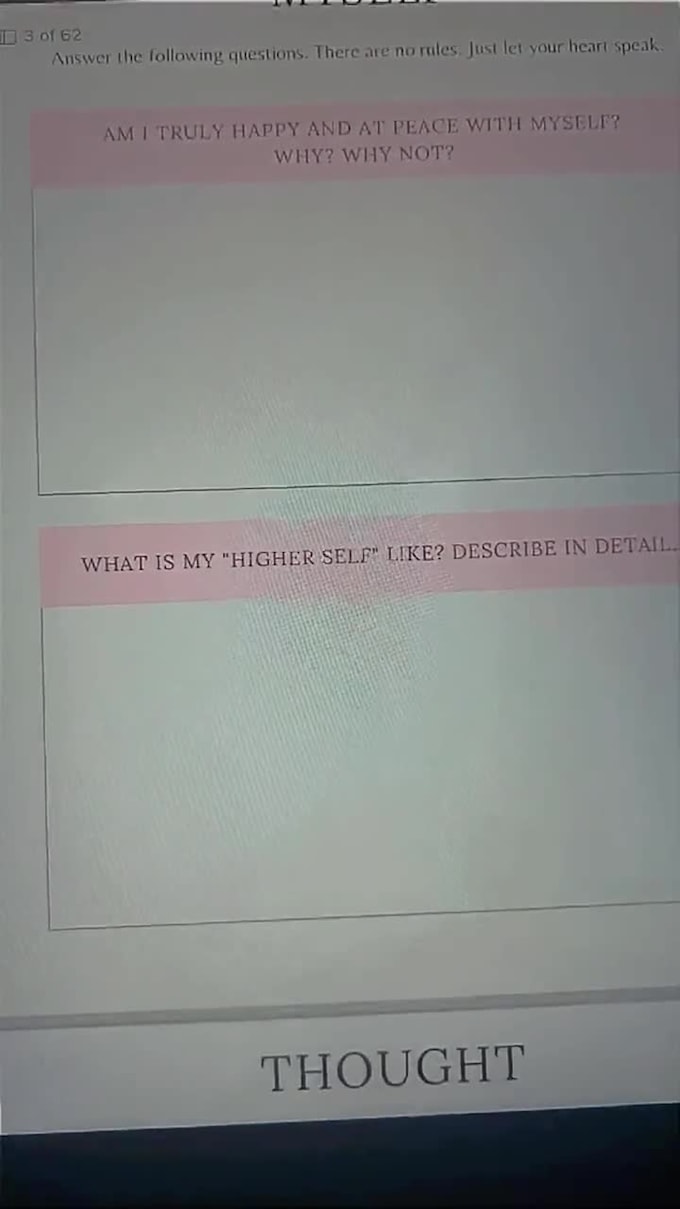 Create a journal for self reflection,prayer gratitude and mindfulness ...