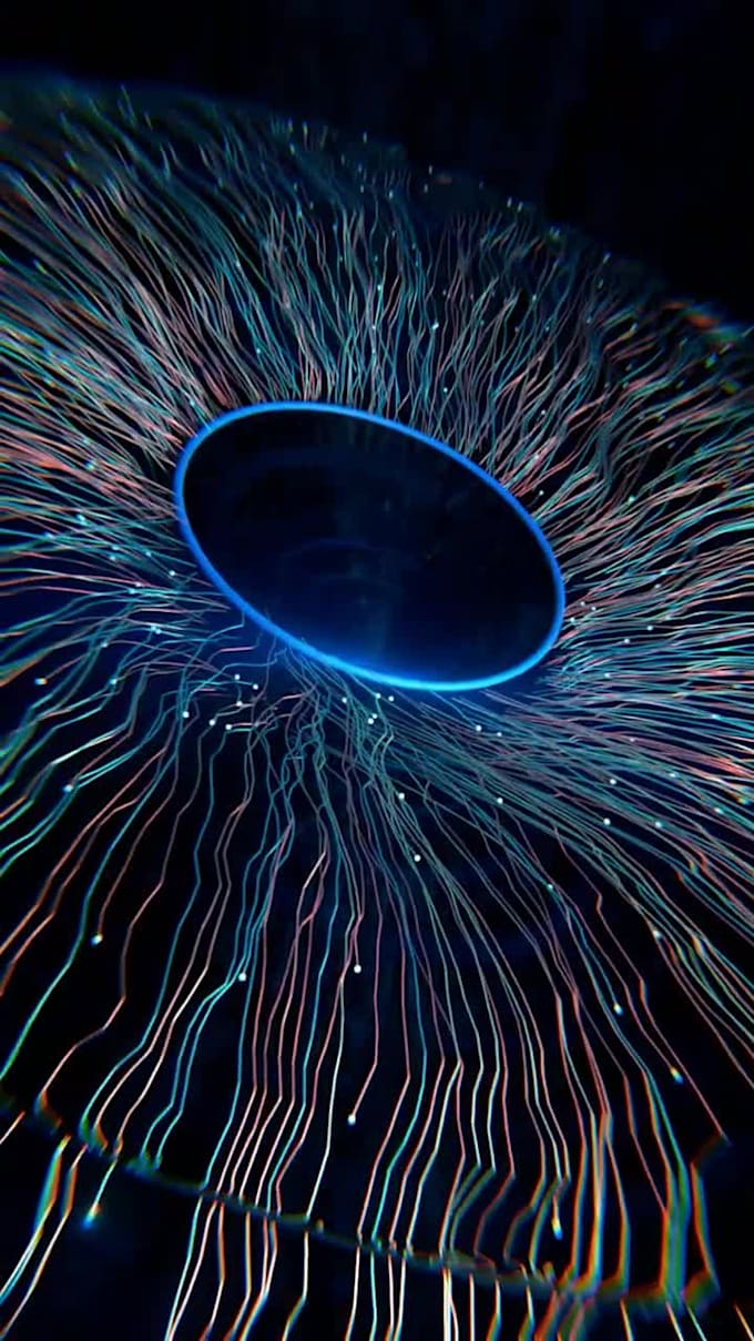 Do 4k 3d abstract animation motion graphics houdini 3d animated gif simulation by ...