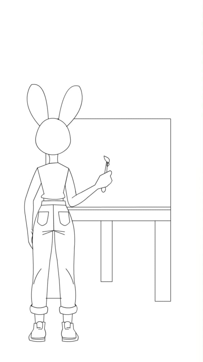 Do 2d line art animation, flip book, frame by frame, 2d traditional ...