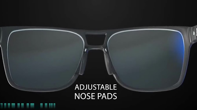 Create 3d realistic eyewear animation, 3d sunglass model, 3d eyeglass ...