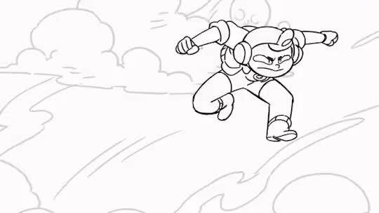 Draw 2d line art animation pencil sketch line art 2d hand drawn, frame ...