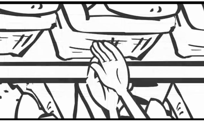 Create 2d whiteboard, doodle explainer, doodle animation, retro line ...