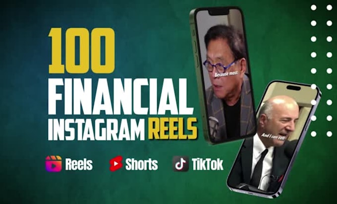 Create finance instagram reels, youtube shorts and tiktok videos by Captionsbysuman | Fiverr