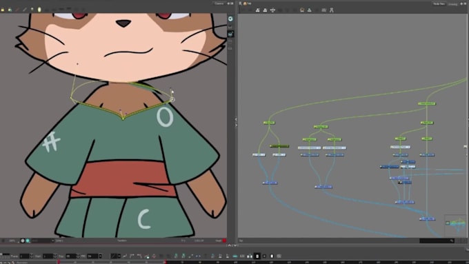 Take your character design and make you a fully working 2d puppet rig ...