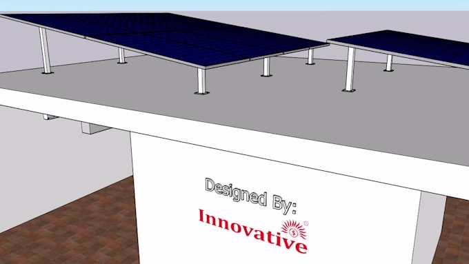Draw solar rooftop layouts and 3d models using sketchup by Bhuvanpt963 ...