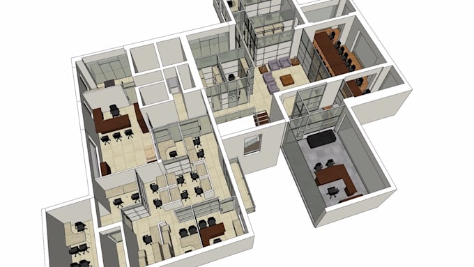 Convert your 2d layout into 3d layout by Himesha_k | Fiverr