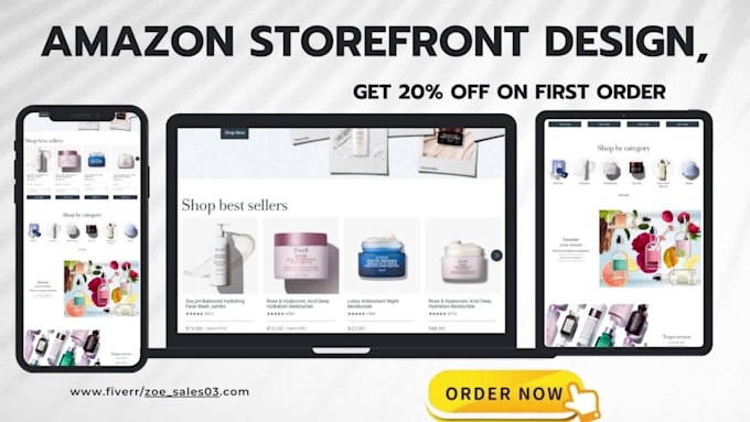 Do amazon storefront, a plus content design, and an amazon storefront ...