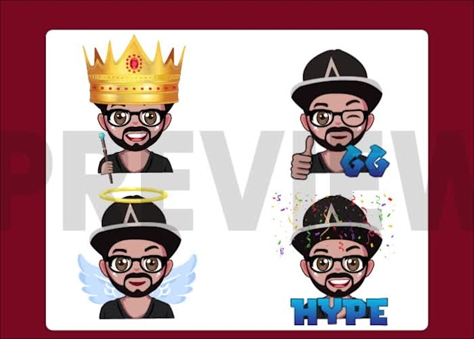 Design cute and unique twitch and kick emotes and sub badges by ...