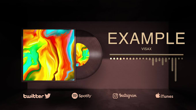 Create best professional music visualizer or spectrum for your song ...