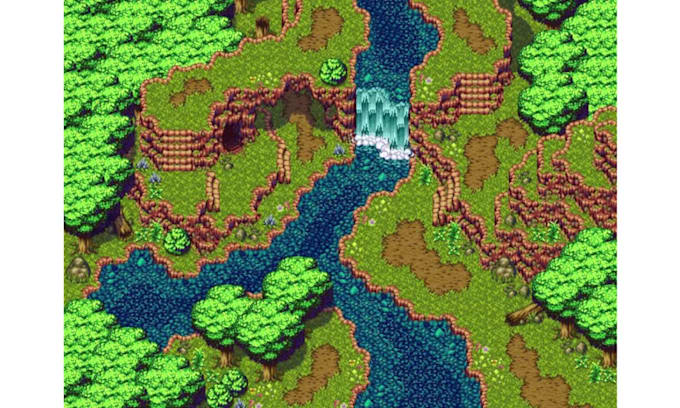 Do top down pixel art tiles rpg game tile map asset character sprite sheet by Mose235 | Fiverr