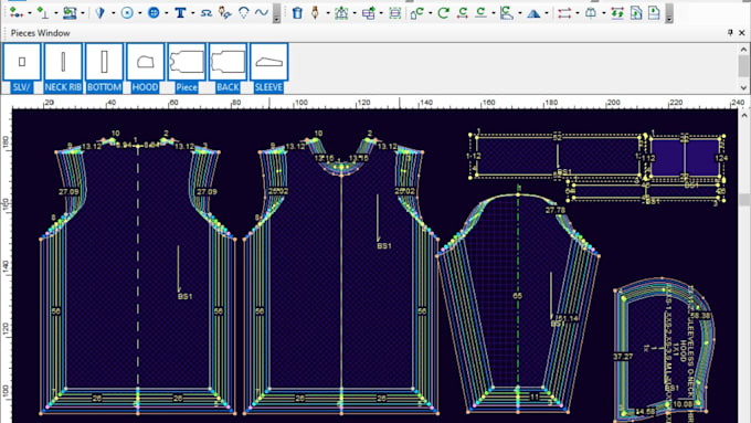 Making pattern design for garments sample and production by Pattern ...