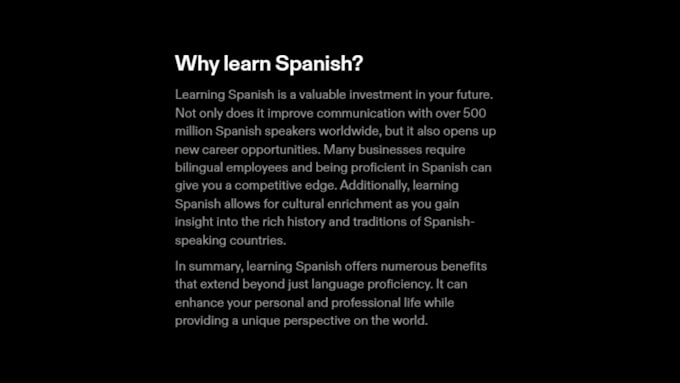 Help you out if you need to improve your spanish by Jos_alexis | Fiverr
