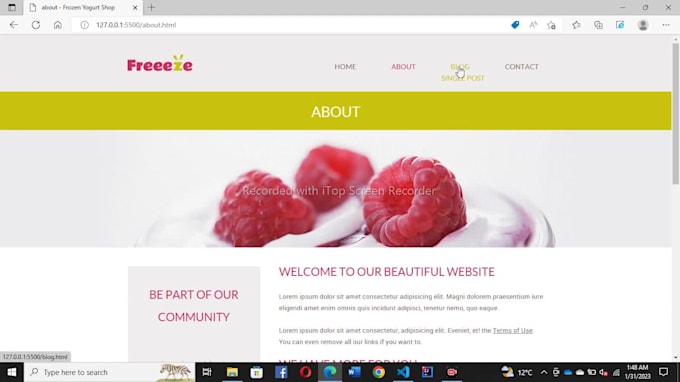 Be Your Front End Web Developer Html Css Bootstrap By Romanayaz Fiverr